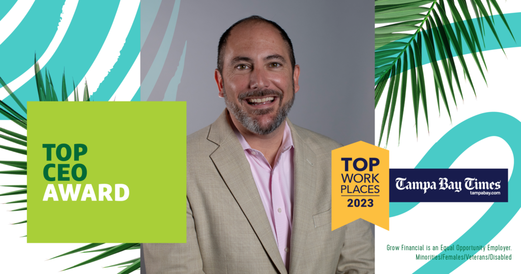 Grow’s Feindt Named Top CEO - Grow Financial