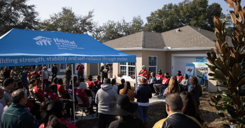 Grow Joins Holiday Home Build with the Bucs - Grow Financial